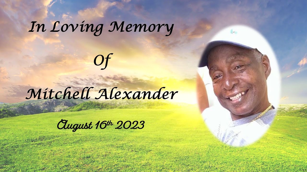 Funeral Service for Mitchell Alexander - YouTube