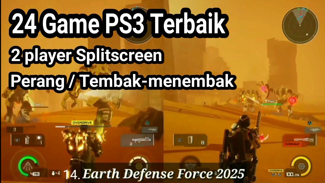 Top 24 Game PS3 terbaik 2player Splitscreen | Genre Perang / tembak ...