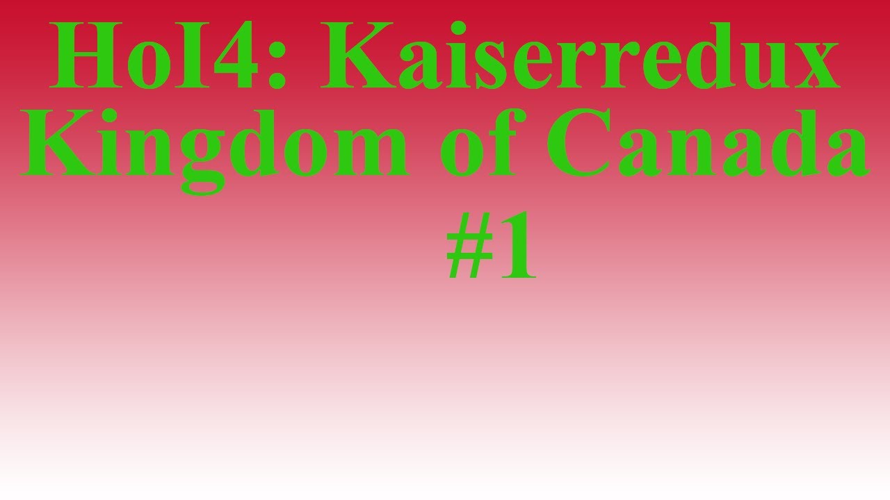 The Passing of King George V | HoI4: KX - Kingdom of Canada Part 1 ...