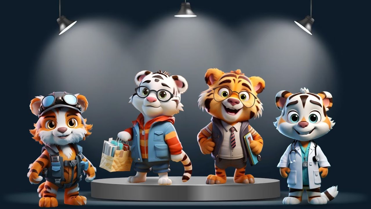 #001 Exploring Jobs with Tigers: Fun Career Facts for Kids - YouTube