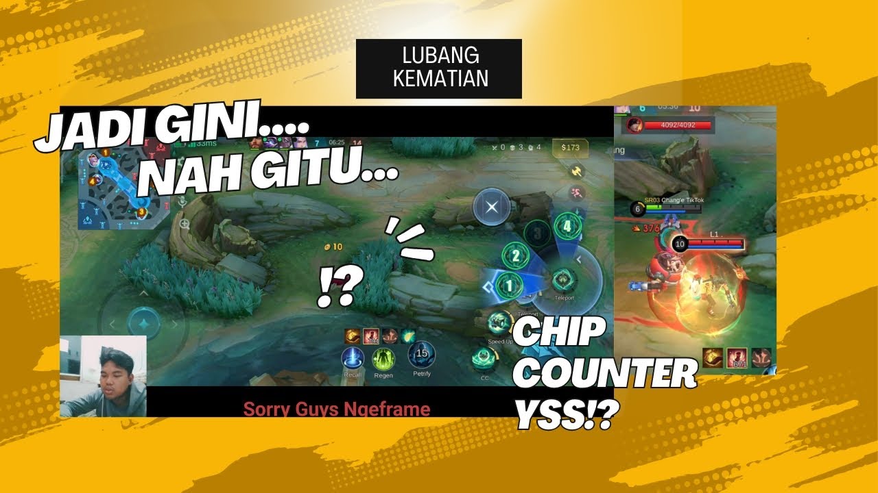CHIP (1 LUBANG 1 TIM MELAYANG) l CHIP COUNTER YSS!? - YouTube