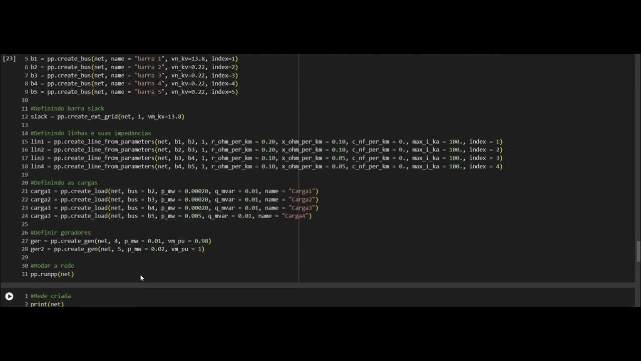 Fluxo de Potência no Python usando PandaPower - YouTube