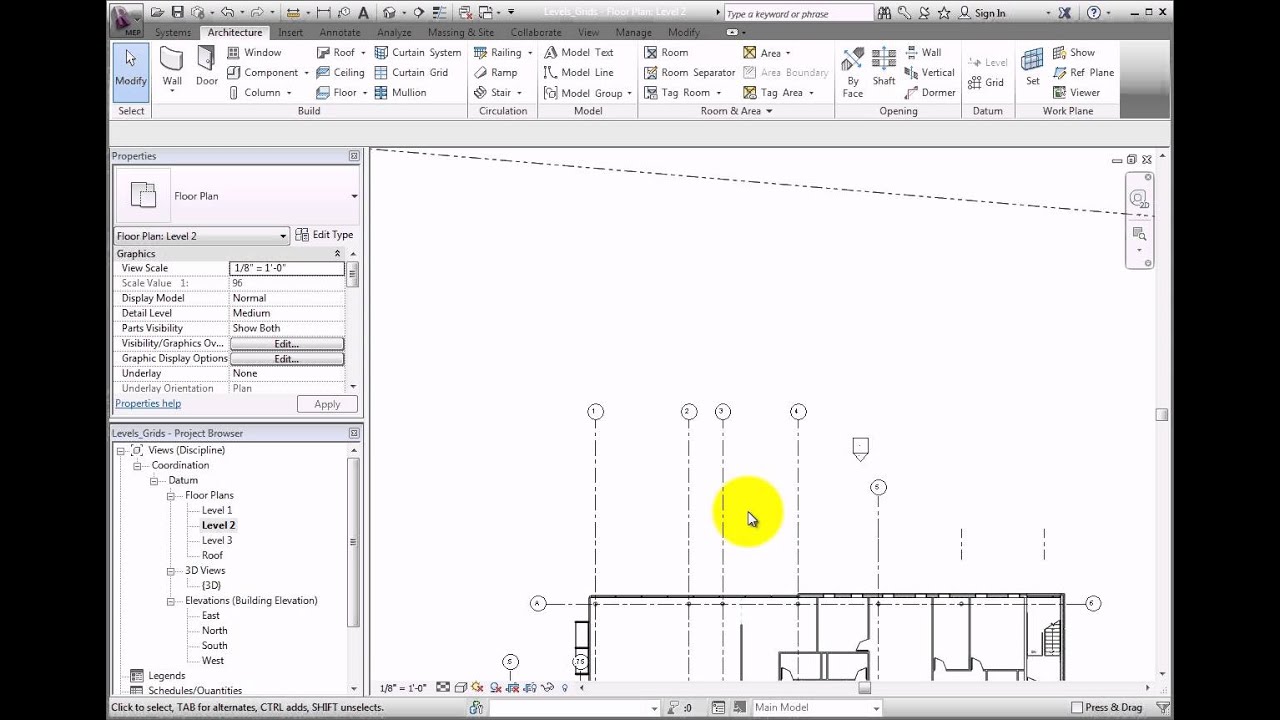 5 Controlling Datum Visibility - YouTube