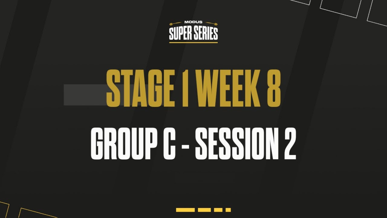 MODUS Super Series | Stage 1 Week 8 | GROUP C - Session 2 - YouTube