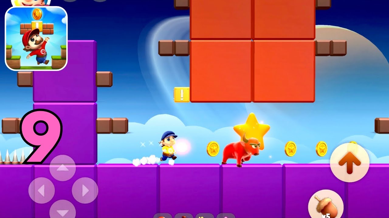 Super Run World Adventure Pet Jump Level 61-70 (Snake Boss) Gameplay ...