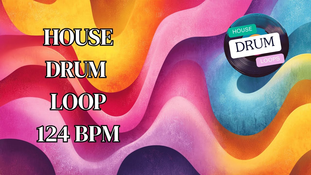 124 BPM House Drum Track – Classic Four-on-the-Floor for Club and ...
