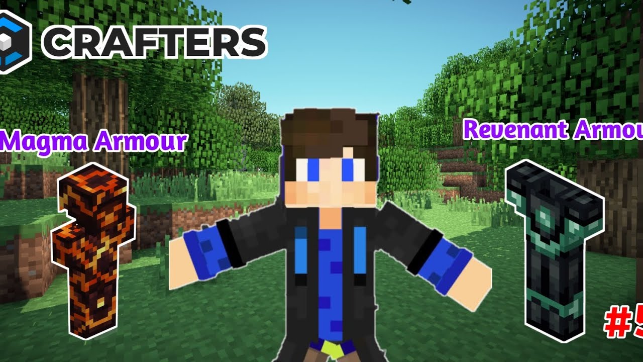 Best Armours In Crafters MC Skyblock || Crafters MC ||Minecraft Pe ...