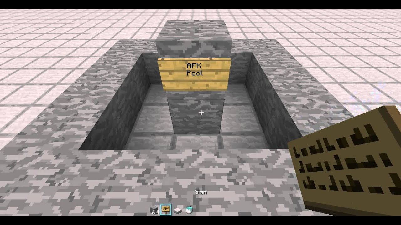 [Tutorial] How to make an AFK pool in Minecraft - AnC Nation - YouTube