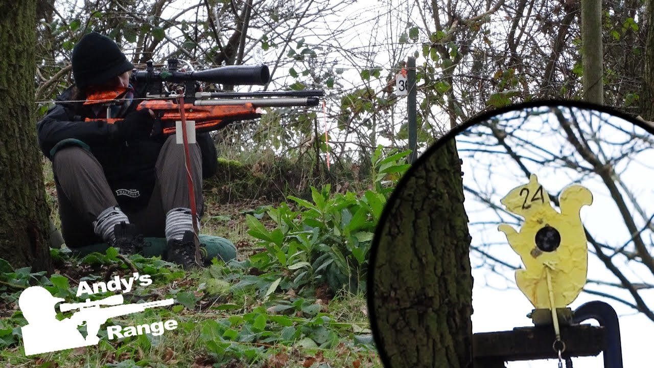 Field Target: MFTA Winter league Round 8 at Millride FTC - 2016 - YouTube