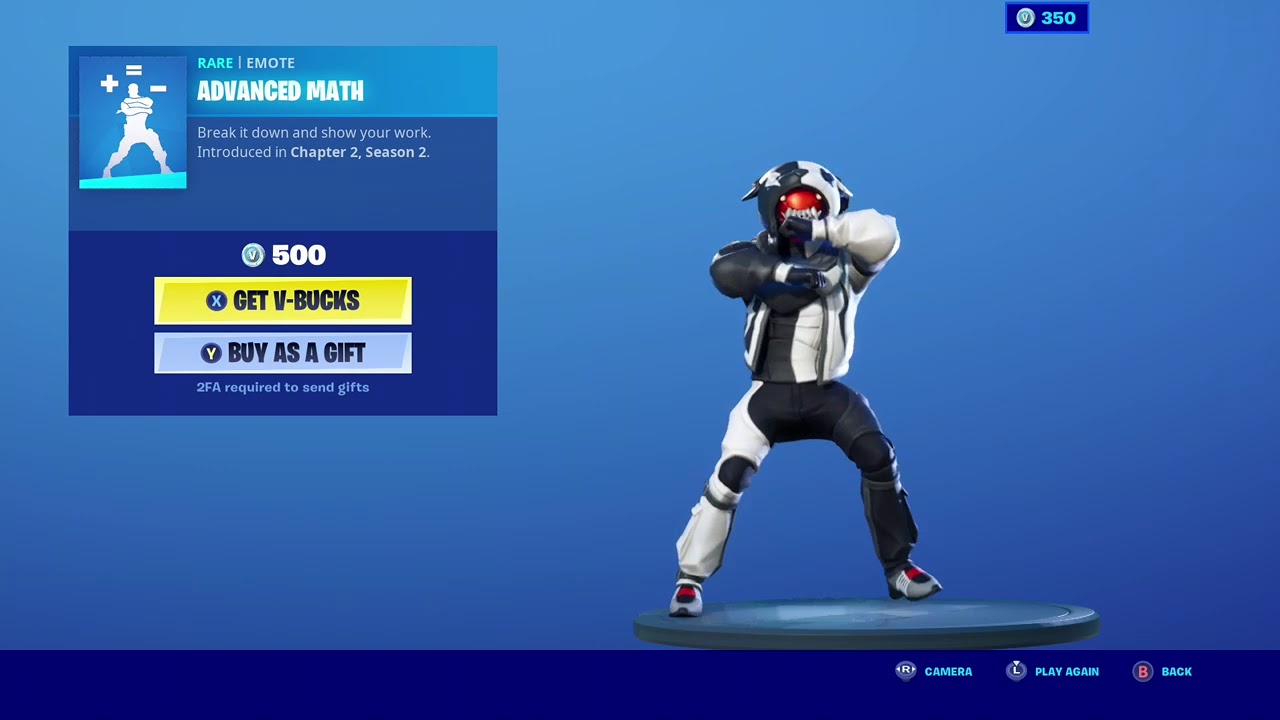 Fortnite - Advanced Math Dance Emote - YouTube