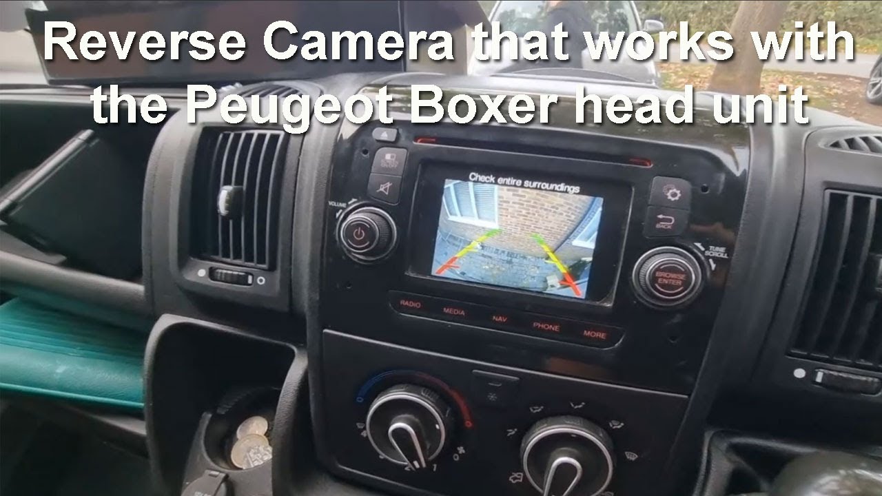 Reversing Camera - Peugeot Boxer / Relay / Ducato / Promaster - Camper ...