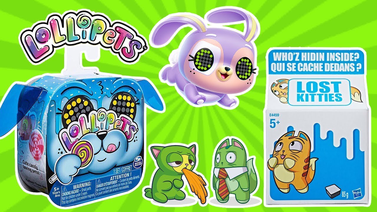 LOLLIPETS | LOST KITTIES | Unboxing Lollipets and Lost Kitties - YouTube