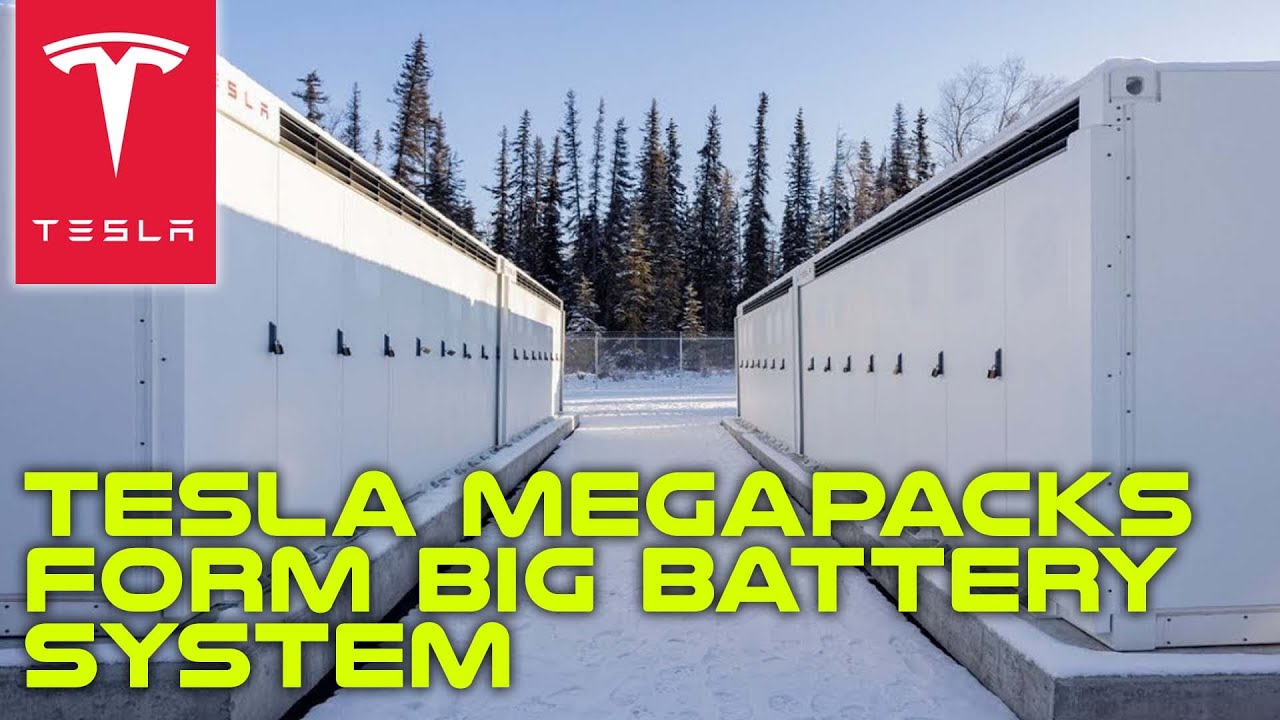 Tesla Megapacks Form Big Battery System in Alaska - YouTube