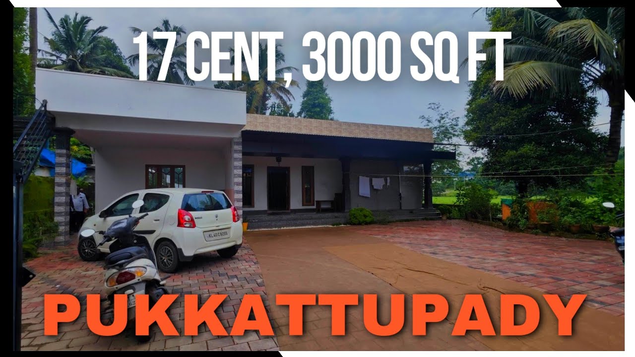 17 cent, 3000 sq ft old villa for sale in Pukkattupady near infopark ...