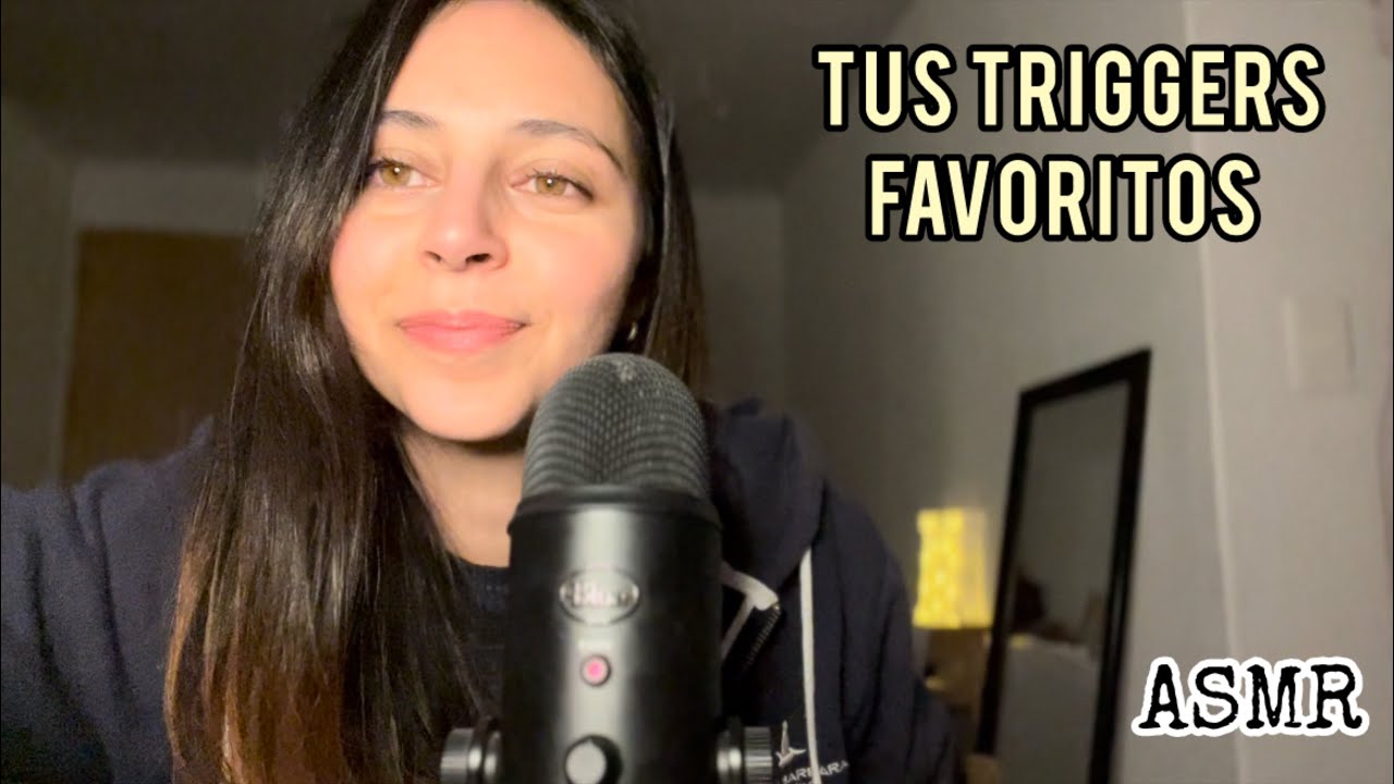 Tus Triggers Favoritos ASMR con lluvia de fondo 🌧️ (spit painting ...