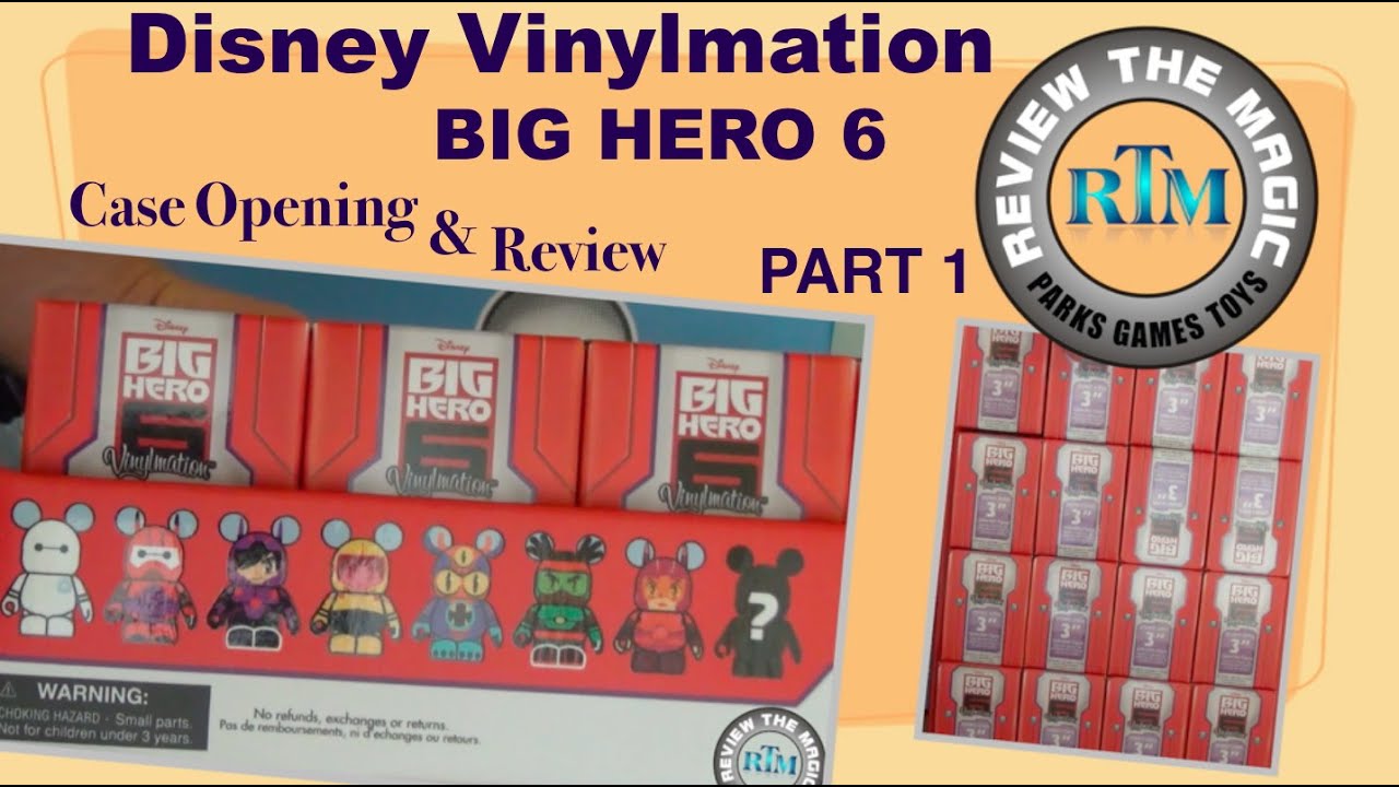 PART 1 CASE OPENING Disney Vinylmation Big Hero 6 complete blind box ...