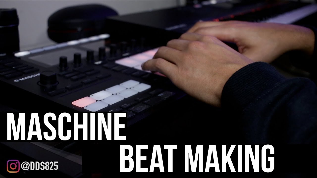 Making A Hip Hop Beat Using Maschine - YouTube