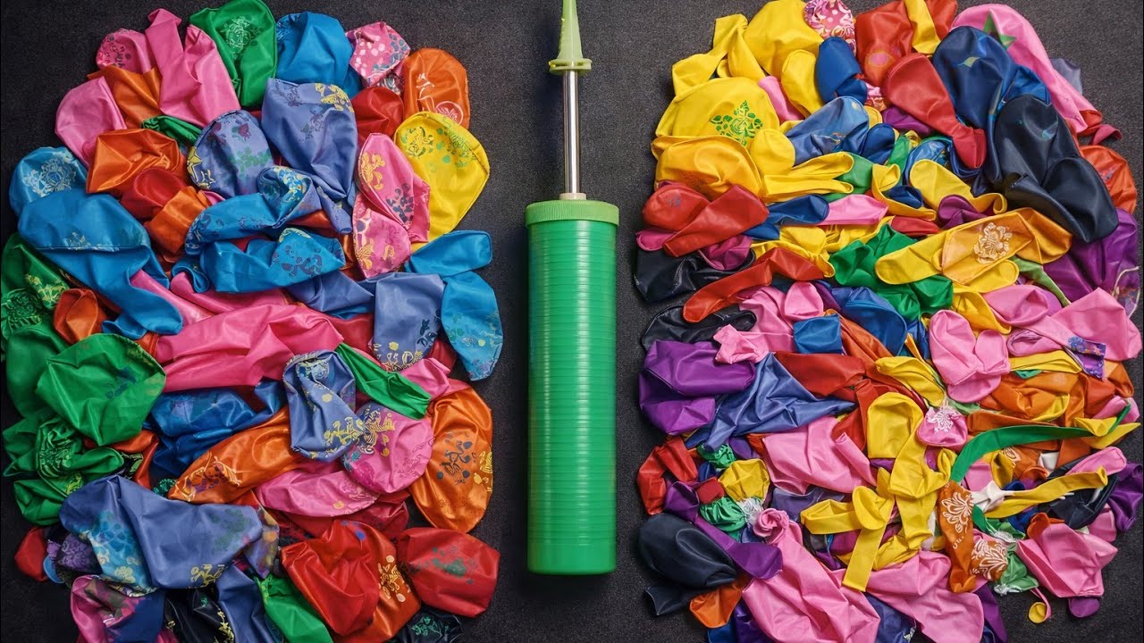 So Many Balloons… One Hand Pump 😳 | Satisfying Video #partydecorations ...