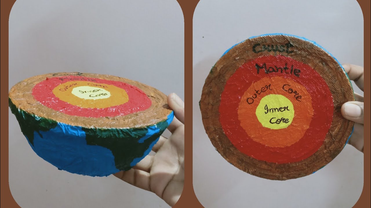 #bestoutofwaste #schoolprojects DIY Layers Of Earth Model From Plastic ...