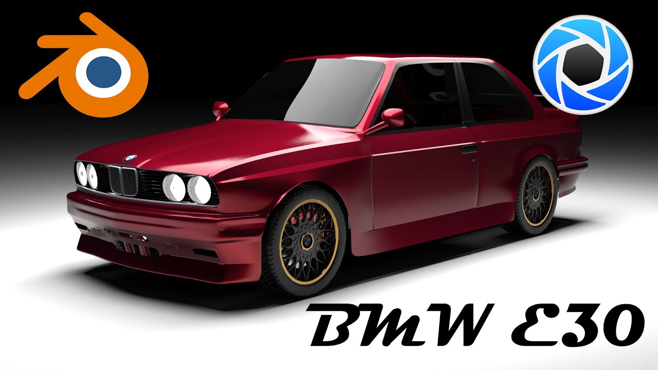 Timelapse BMW E30 Modeling/Rendering on Blender and Keyshot - YouTube