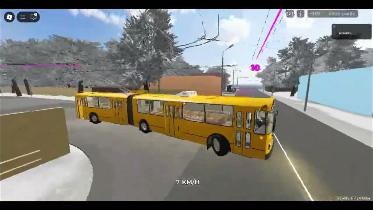 HOW START THE OneSkyVed's Trolleybuses Place (indev) ZiU-6205 ROBLOX - YouTube