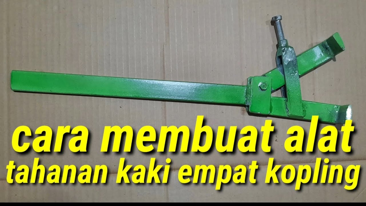 diy tool cara membuat kunci penahan kaki empat rumah kopling - YouTube