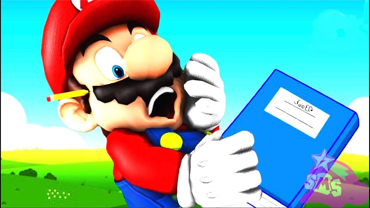 SMS: Mario STUDYS For A Test…… - YouTube