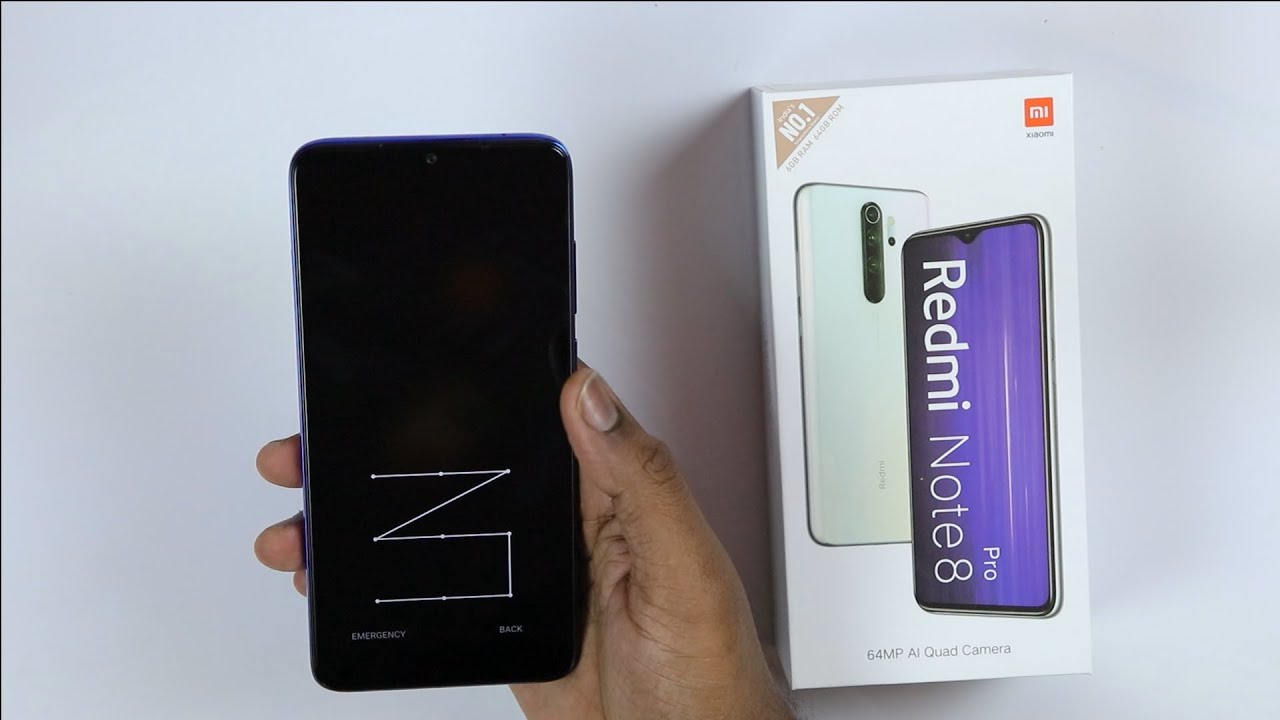 Xiaomi Redmi Note 8 Pro, Note 8 Pattern Unlock | Hard Reset - YouTube