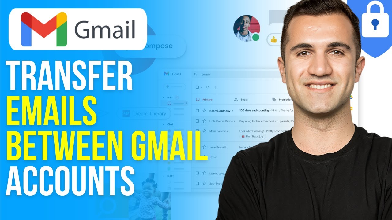 How to Transfer Emails Between Gmail Accounts (2025) - YouTube
