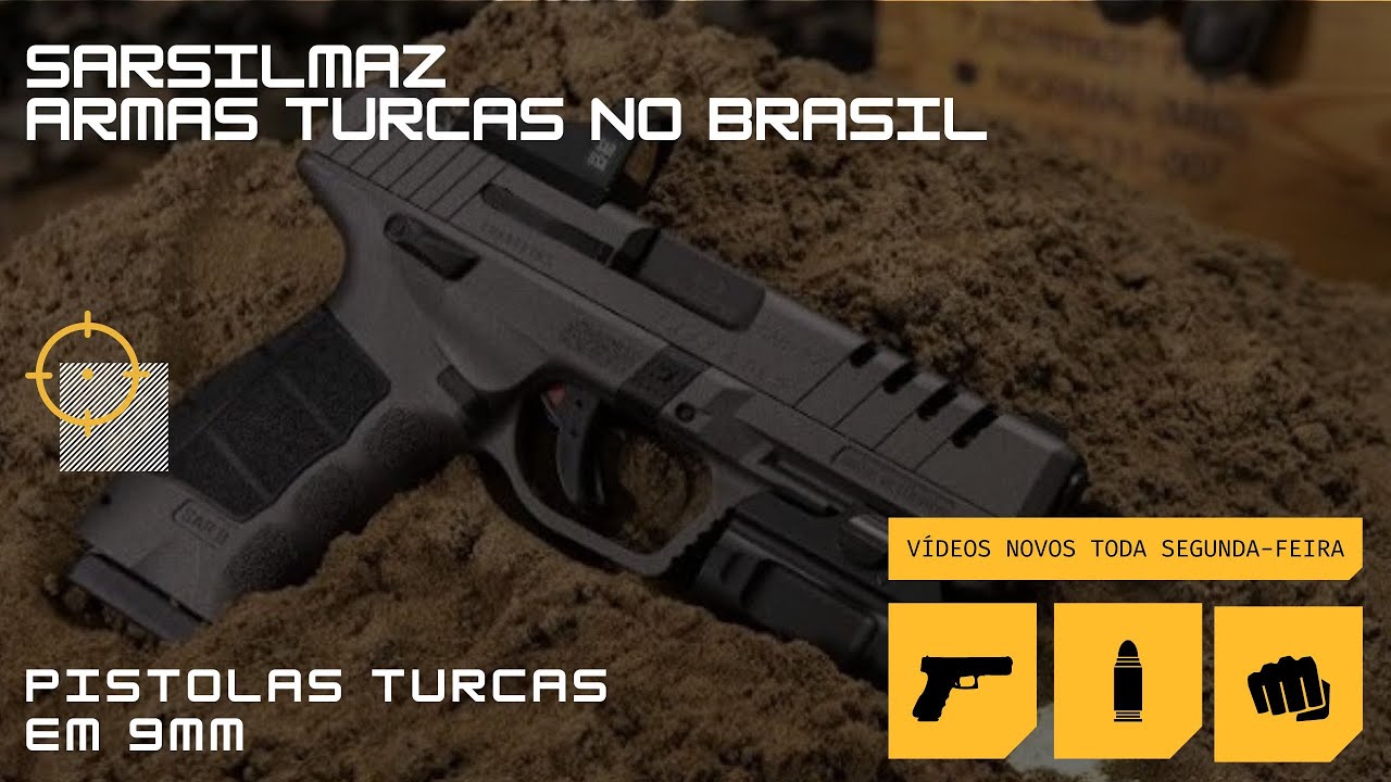 Pistolas Turcas em 9mm Sarsilmaz - YouTube