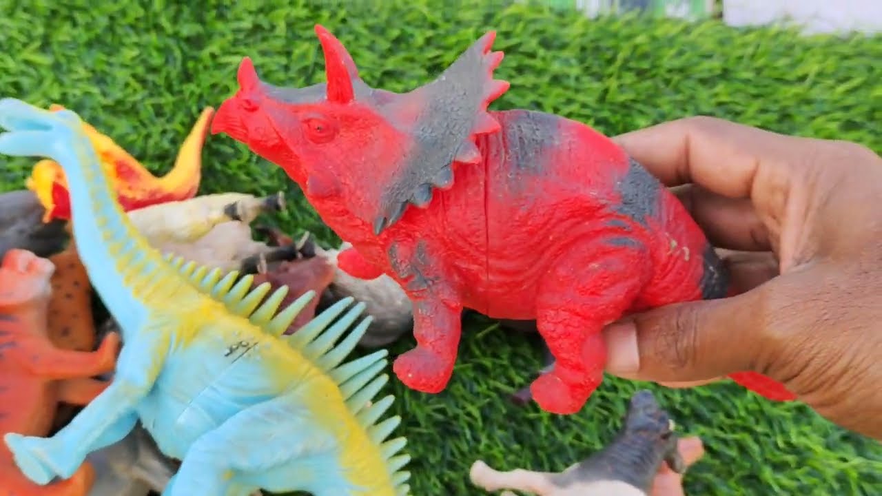 Plastic wild Animal Toy Collection new khelone Wale Video | cow ...