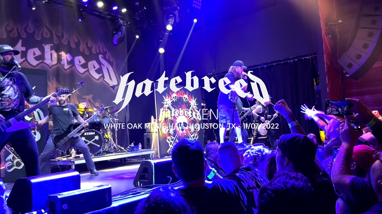 Hatebreed - Proven (Live at White Oak Music Hall, Houston, TX) - YouTube