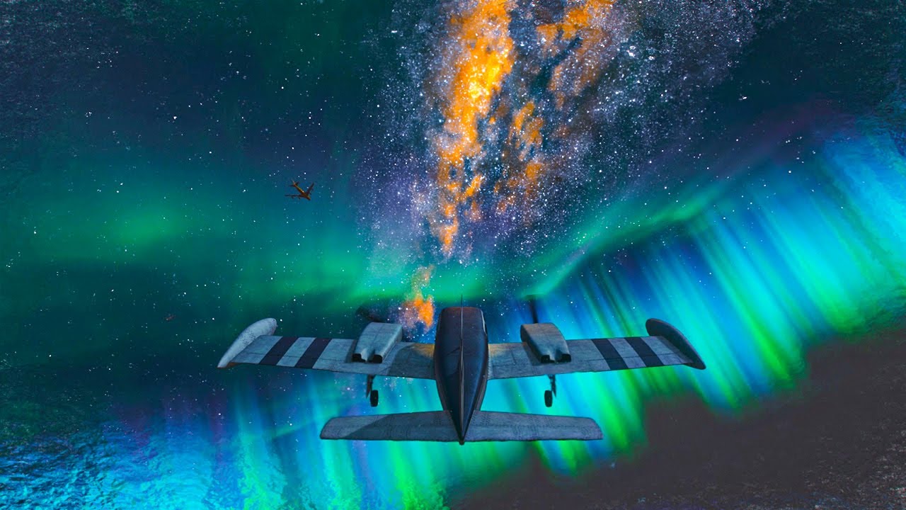 GTA 5 REALISTIC NORTHERN LIGHTS | NVE + QUANTV 3.0 AURORA BOREALIS ...