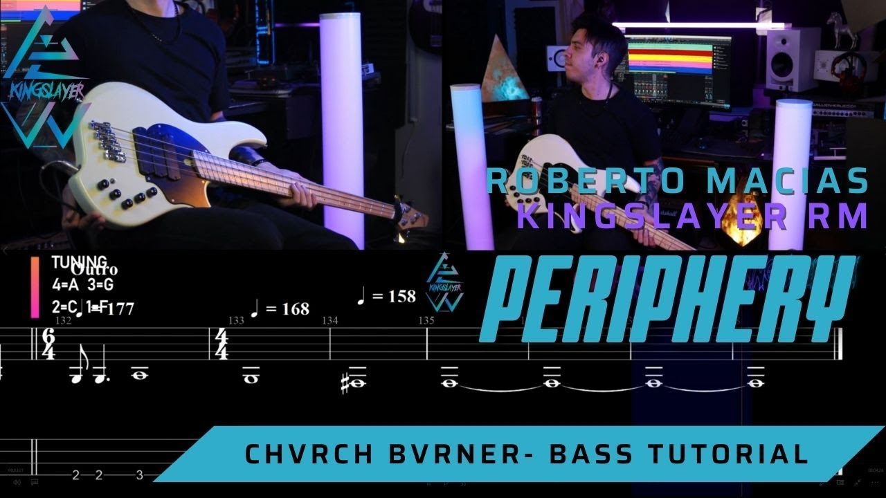Periphery - CHVRCH BVRNER Bass Tutorial With Tabs (Includes Playthrough ...