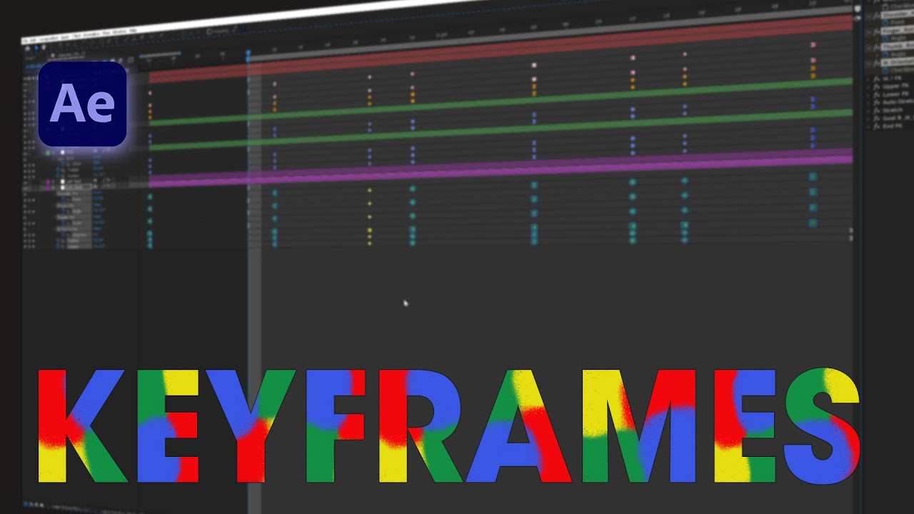 Quicktip Keyframes De Color 🎨 En After Effects Youtube