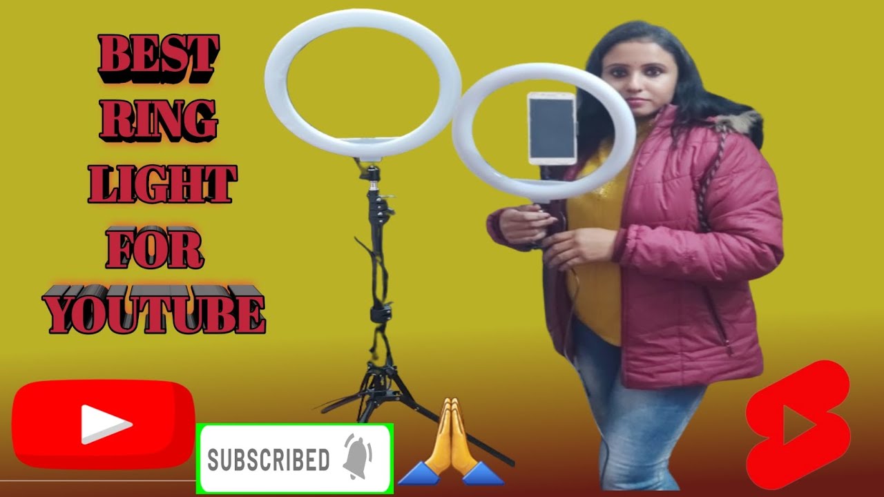 Best Ring light for Youtube videos & shots. | unboxing & review | - YouTube