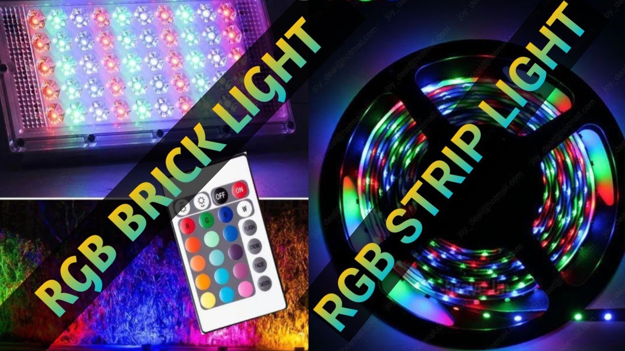 Unboxing And Review Led Strip Light With Brick light - YouTube