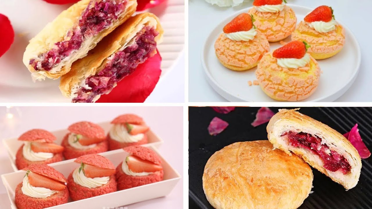 10-Minute Baking Video Without Music | Relaxing Cooking Sounds | Flower ...