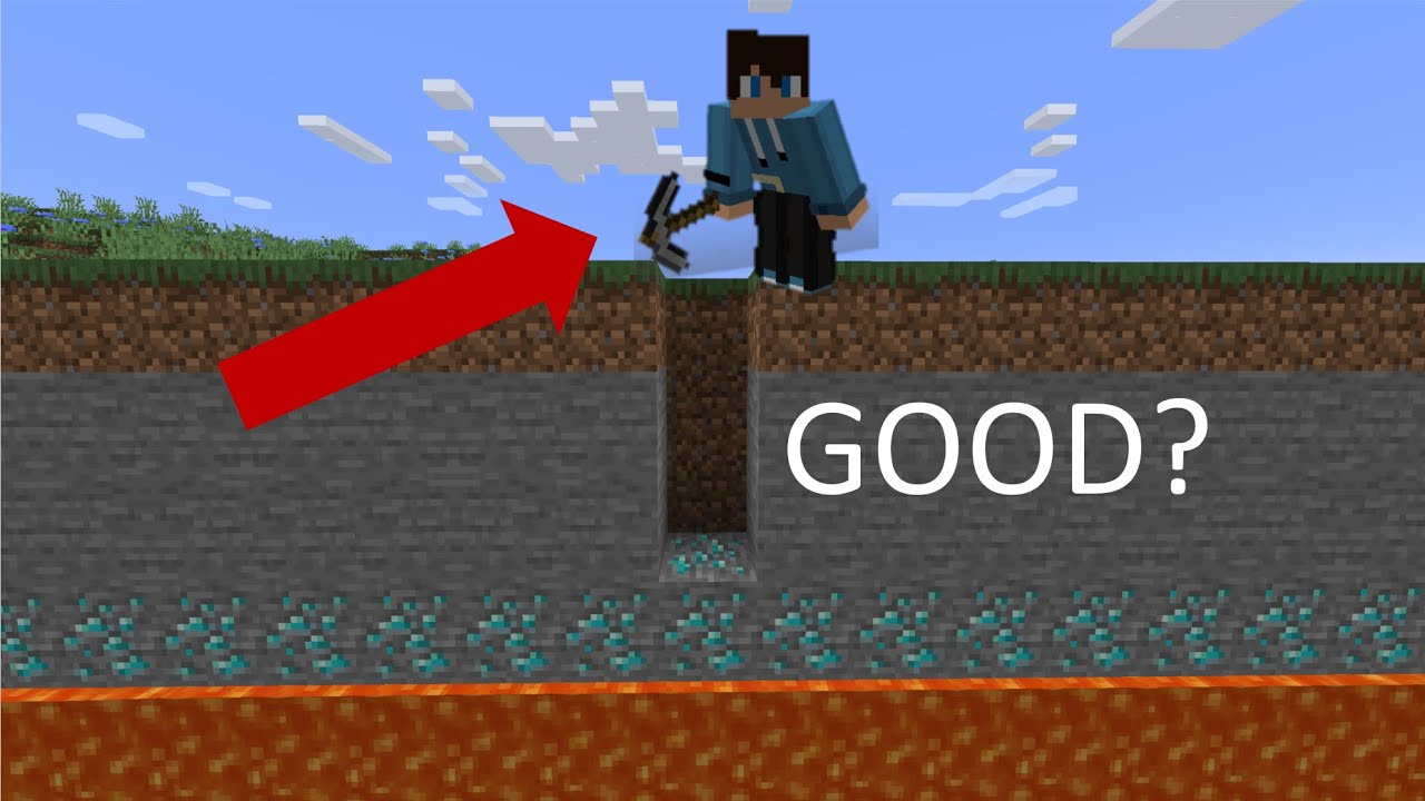 11 Minecraft cool mining methods - YouTube