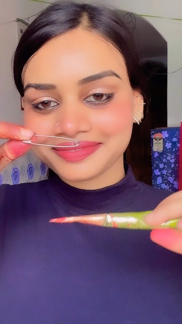 Mahendi With Pin Hack 🧷😱beautynidhii Youtubeshorts Shortvideo Hacks Youtube Shorts Youtube