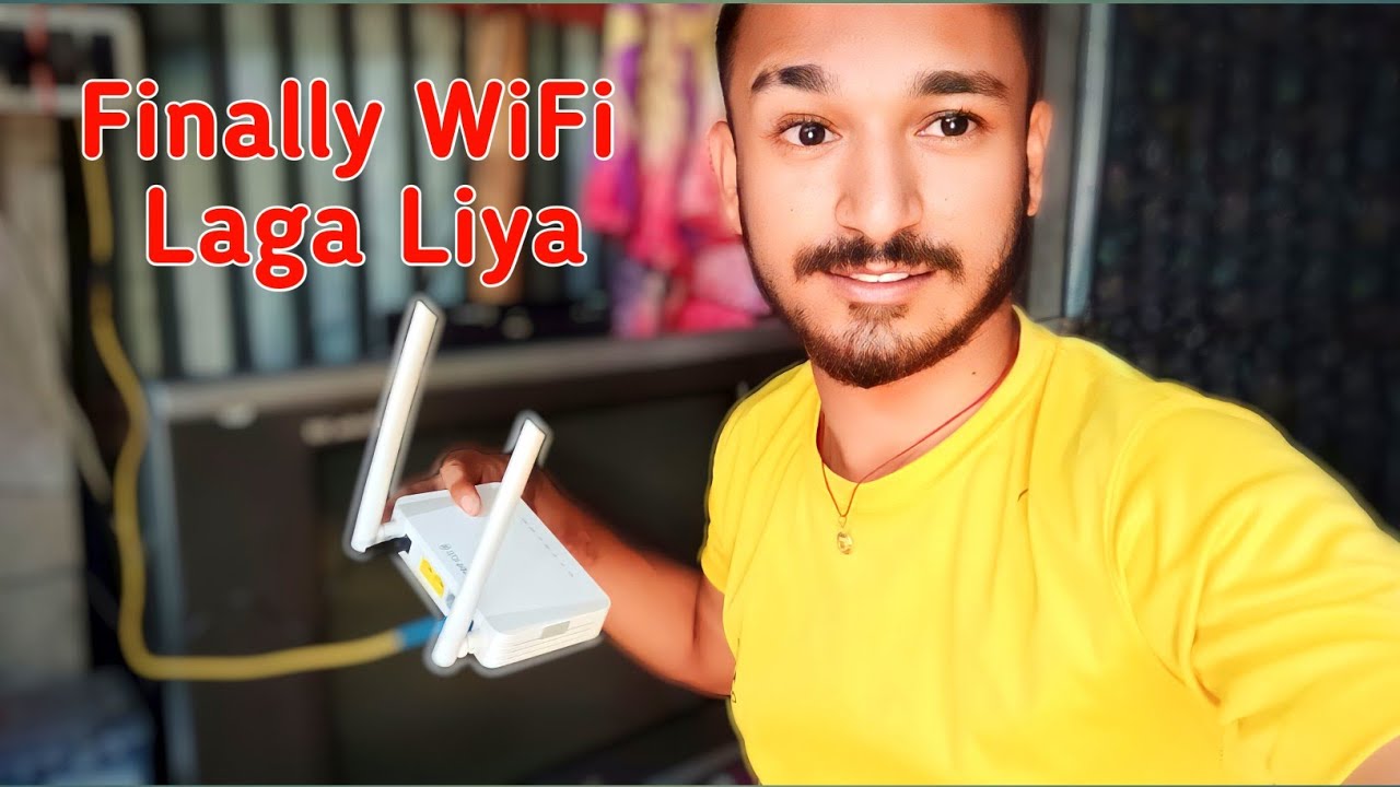 my new wi-fi is so fast | my new wi-fi 40 mbps #ShivamVlogs #ShivamVlogs - YouTube