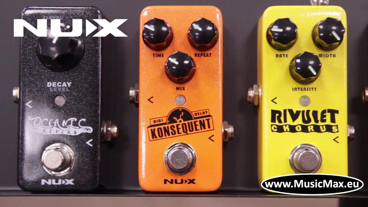 NUX NEW Pedals - YouTube