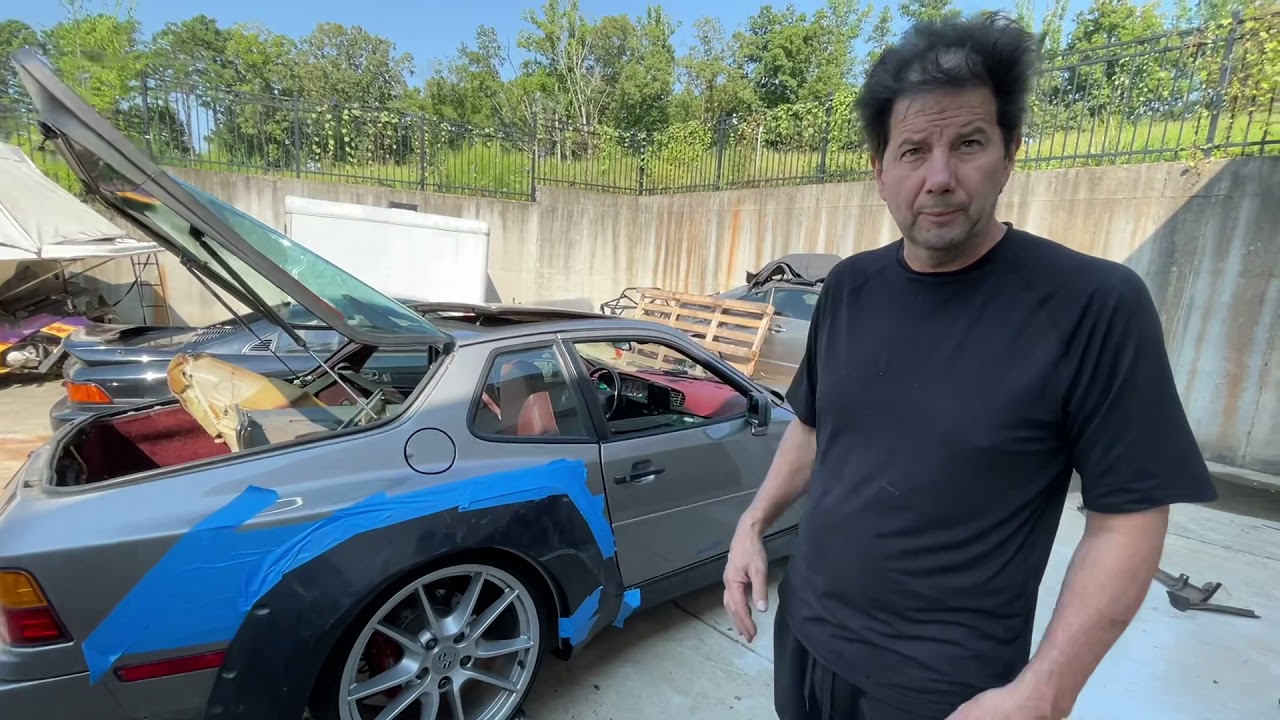 944 wide body installation - broadfoot racing kit - YouTube