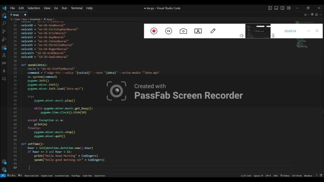 Tutorial How to Create Jarvis Natural Assistant In Python - YouTube
