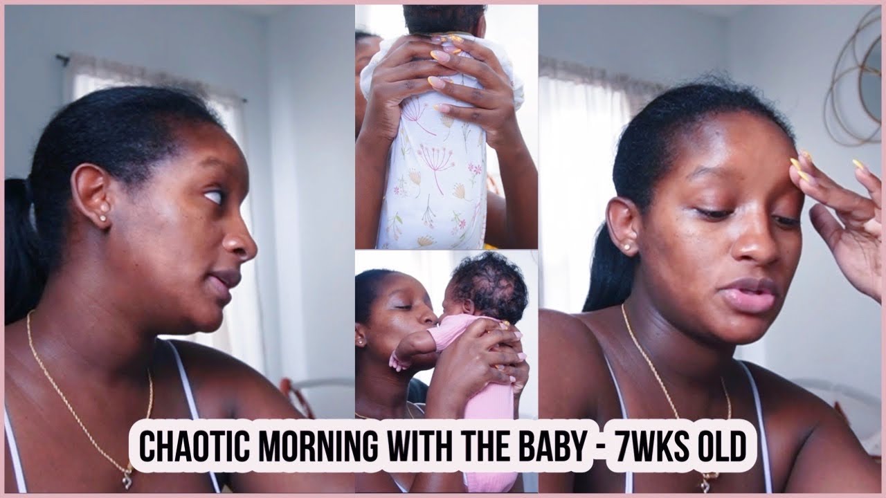 A CHAOTIC MORNING WITH THE BABY - 7 WEEKS OLD #weeklyvlog #newborn # ...