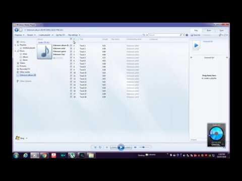 How to copy Audio CD to Computer in Windows Media Player - YouTube