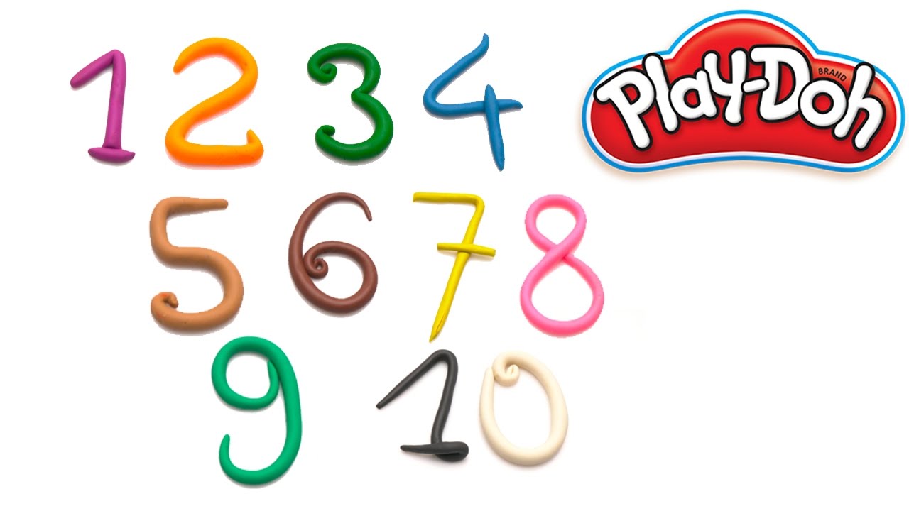 Learn Colors and Numbers from 1 to 10 with Play Doh | Colors for ...
