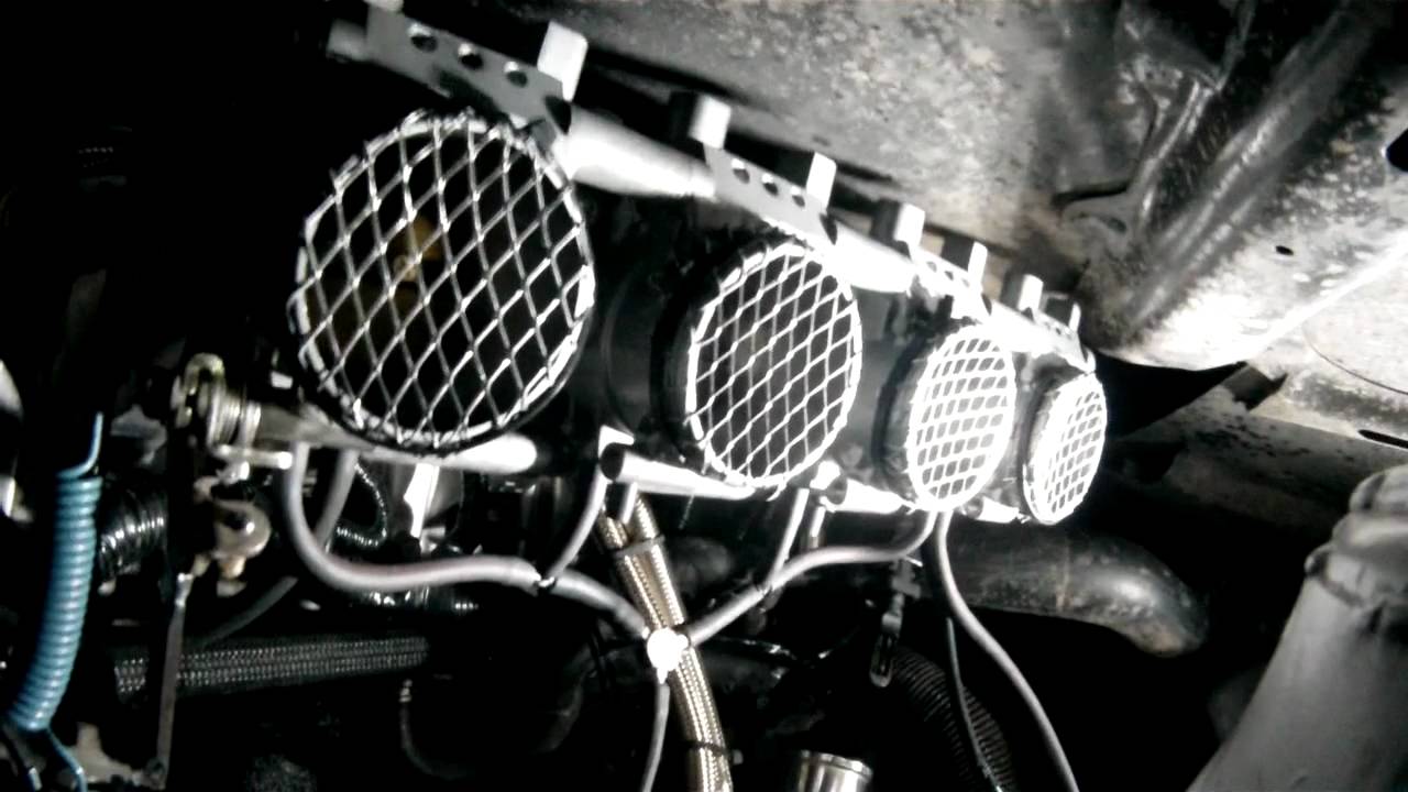 240SX Rally Car KA24DE Individual Throttle Bodies, first drive. - YouTube