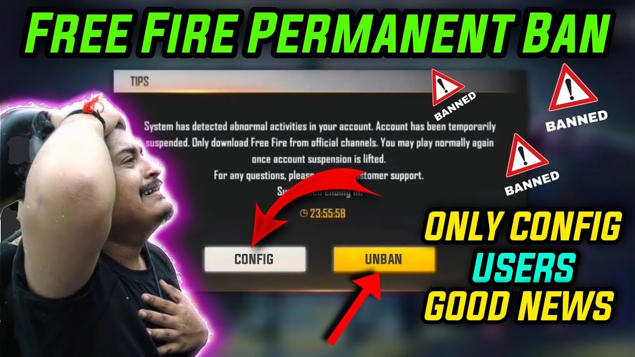 Free Fire Permanent Ban | Suspended Accounts Free Fire Unban - Garena ...