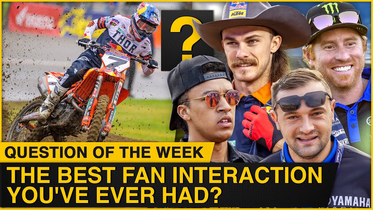 Best Fan Interaction You Had? | Supercross Pros Share - YouTube